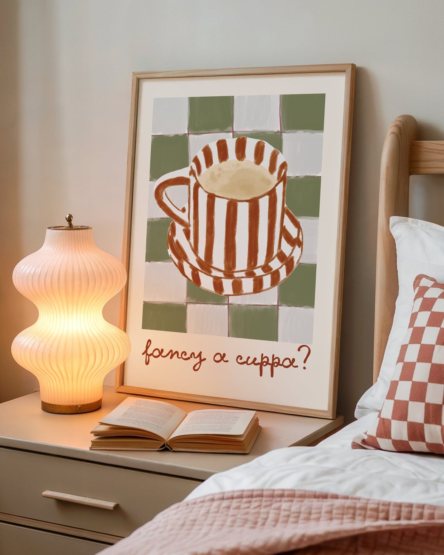 Fancy a Cuppa Print | Unique Wall Art from Moonshine Prints