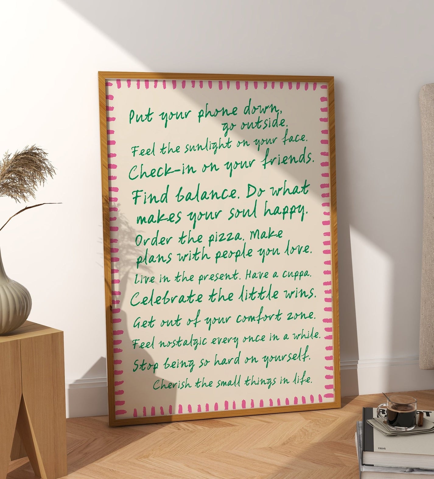 Feel Good Manifesto Print | Unique Wall Art from Moonshine Prints