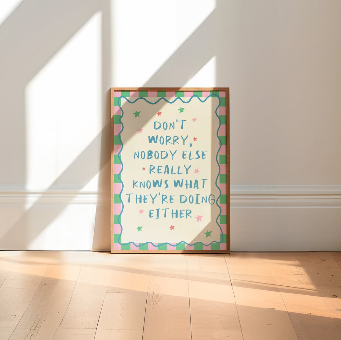 Nobody Knows What They're Doing Print | Unique Wall Art from Moonshine ...