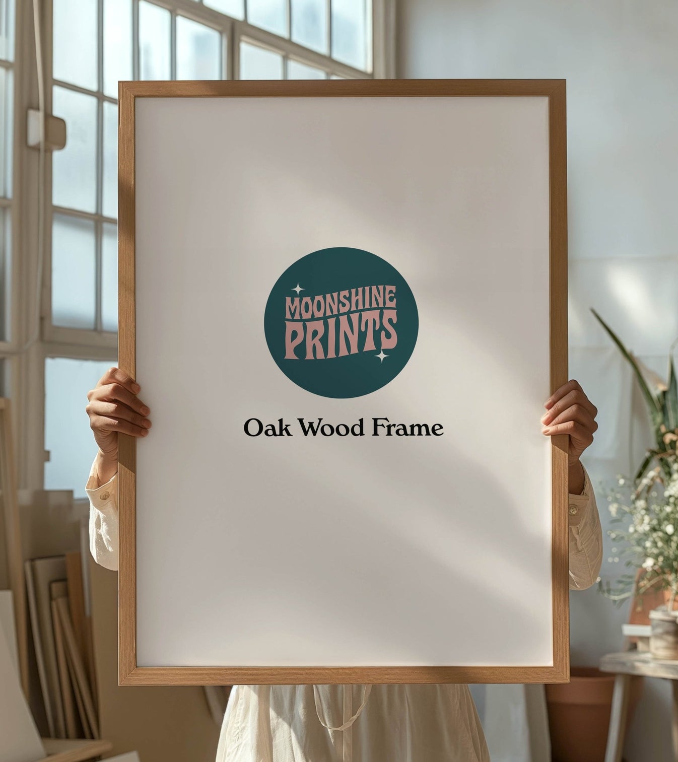 Oak Wood Frame | Unique Wall Art from Moonshine Prints