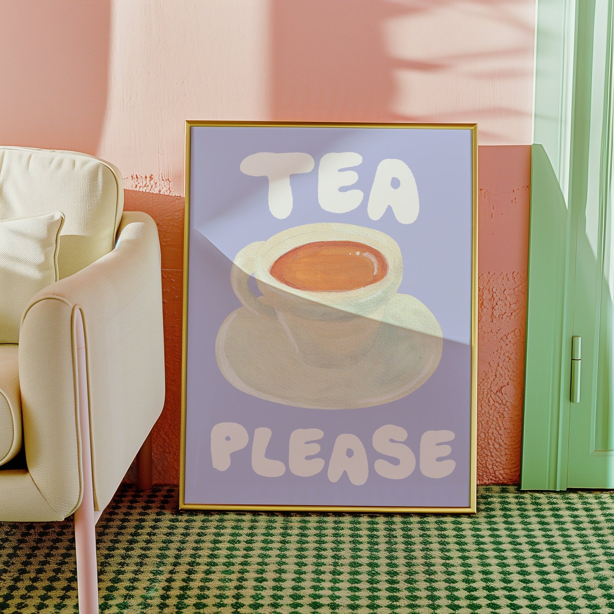 Tea Please Artwork | Unique Wall Art from Moonshine Prints
