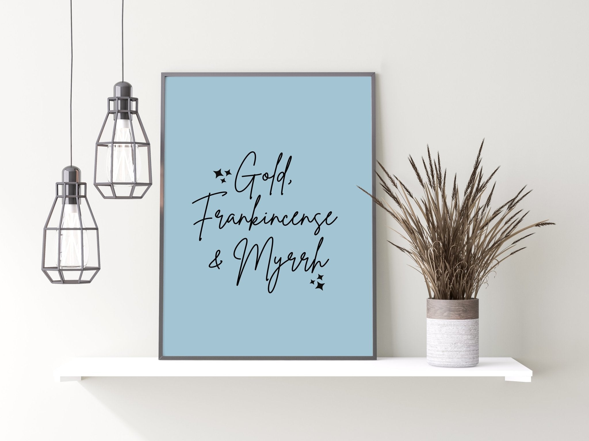 Gold, Frankincense and Myrrh Art | Thoughtful Christmas Gift from ...