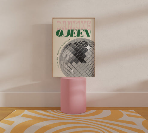 Dancing Queen Disco Print | Unique Wall Art from Moonshine Prints