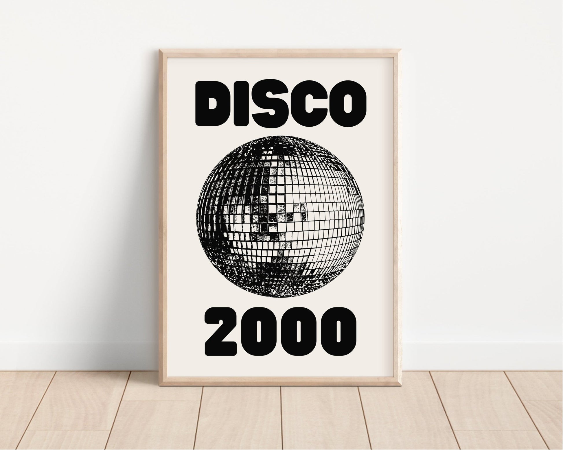 Disco 2000 Pulp Inspired Print | Unique Wall Art from Moonshine Prints