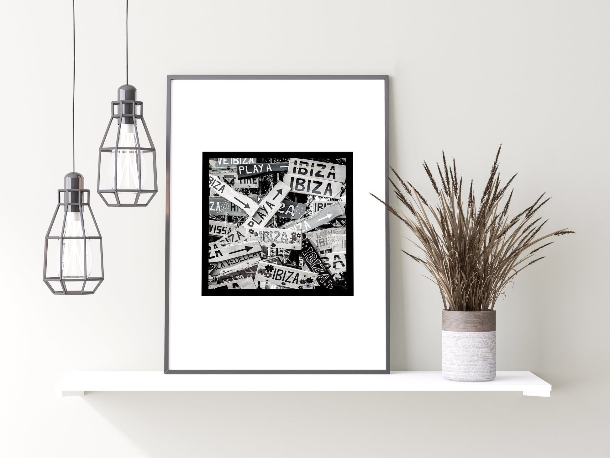 Ibiza Signs Print | Unique Wall Art from Moonshine Prints