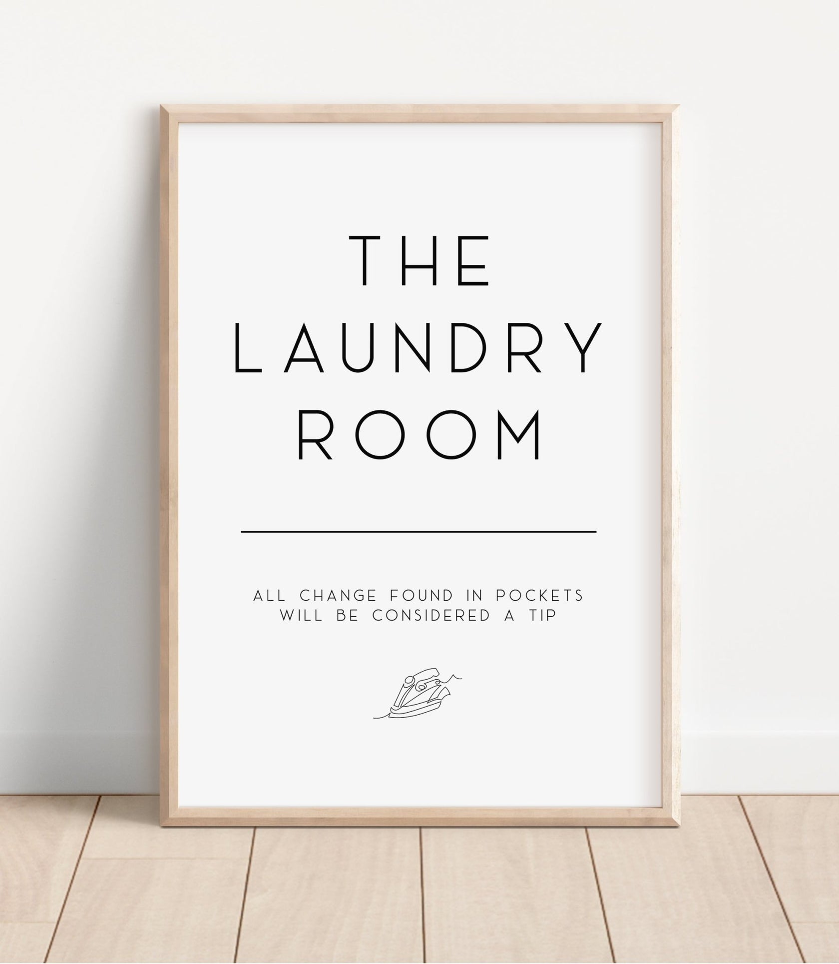 Laundry Room Print Quote | Unique Wall Art from Moonshine Prints