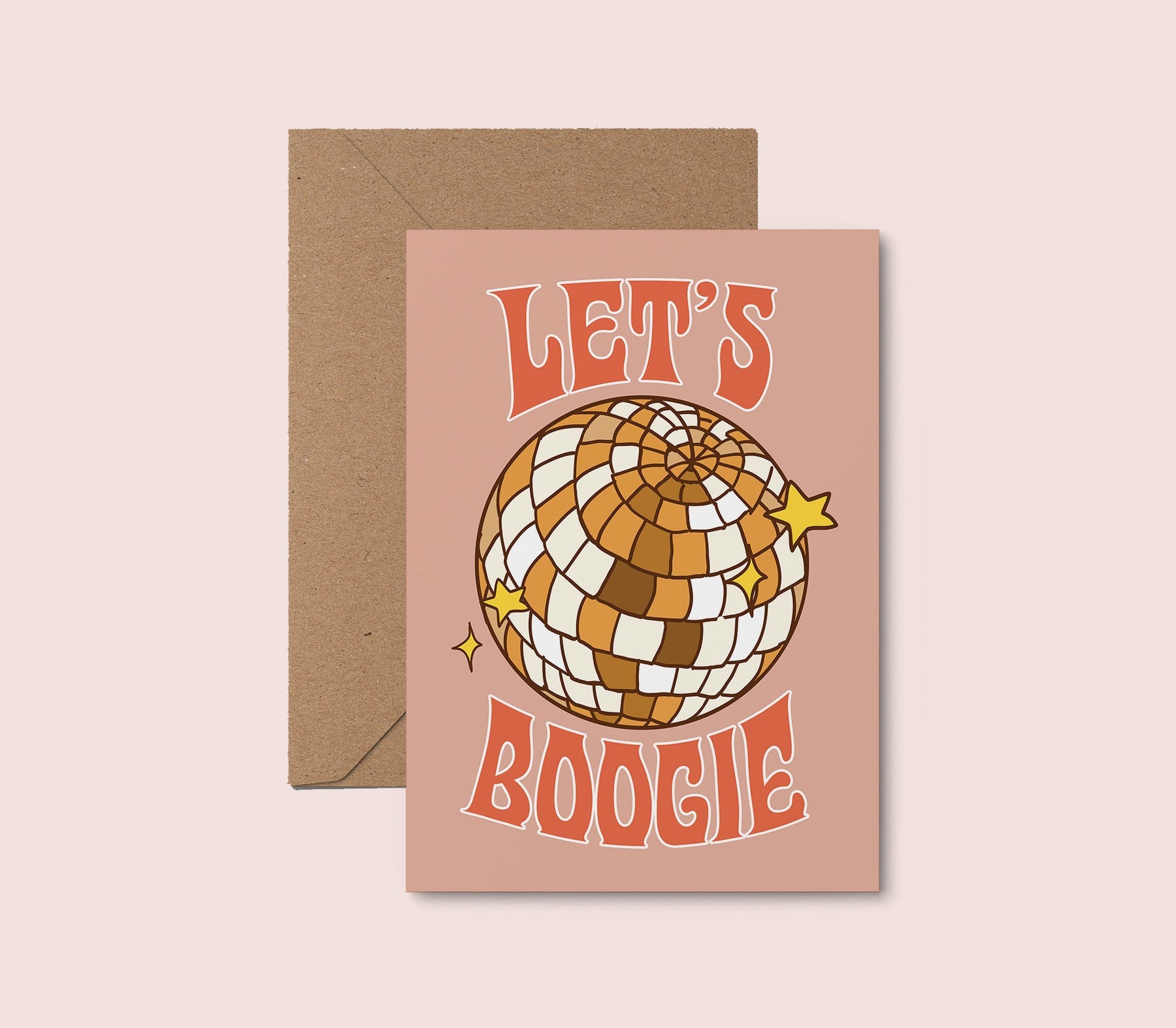 Let's Boogie Card | Unique Wall Art from Moonshine Prints