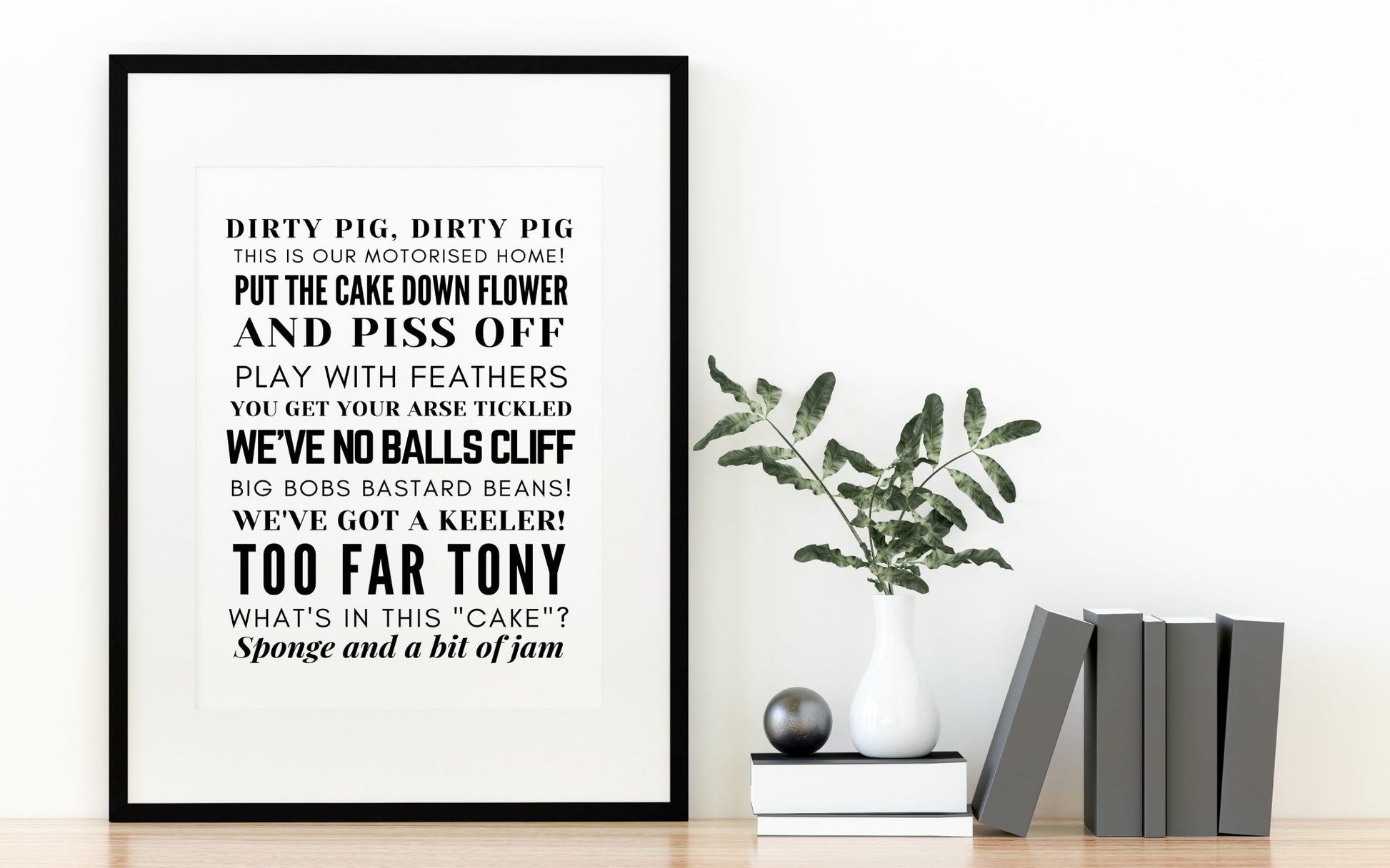 Max and Paddy Poster Print | Unique Wall Art from Moonshine Prints