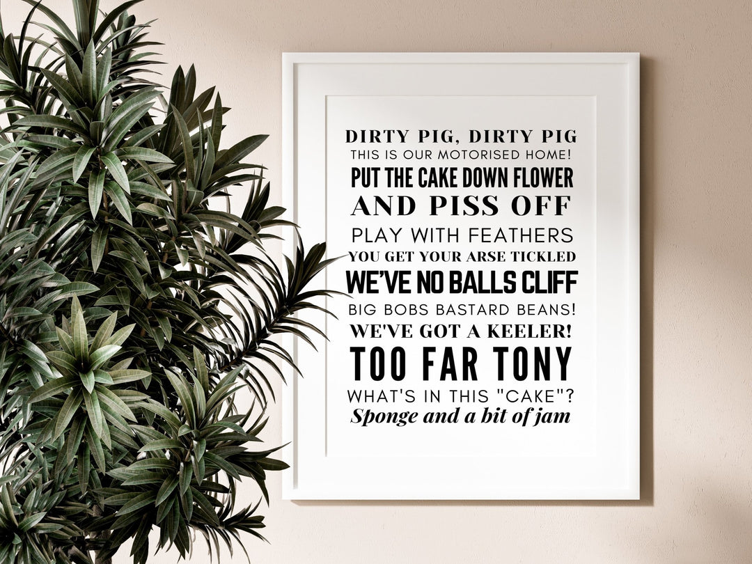Max and Paddy Poster Print | Unique Wall Art from Moonshine Prints