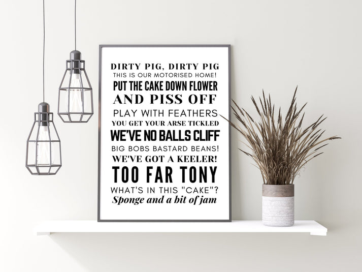 Max and Paddy Poster Print | Unique Wall Art from Moonshine Prints