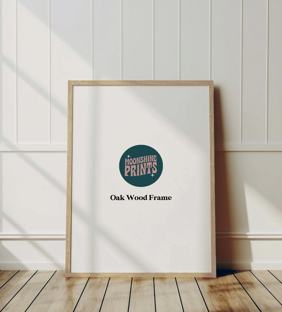 Oak Wood Frame | Unique Wall Art from Moonshine Prints