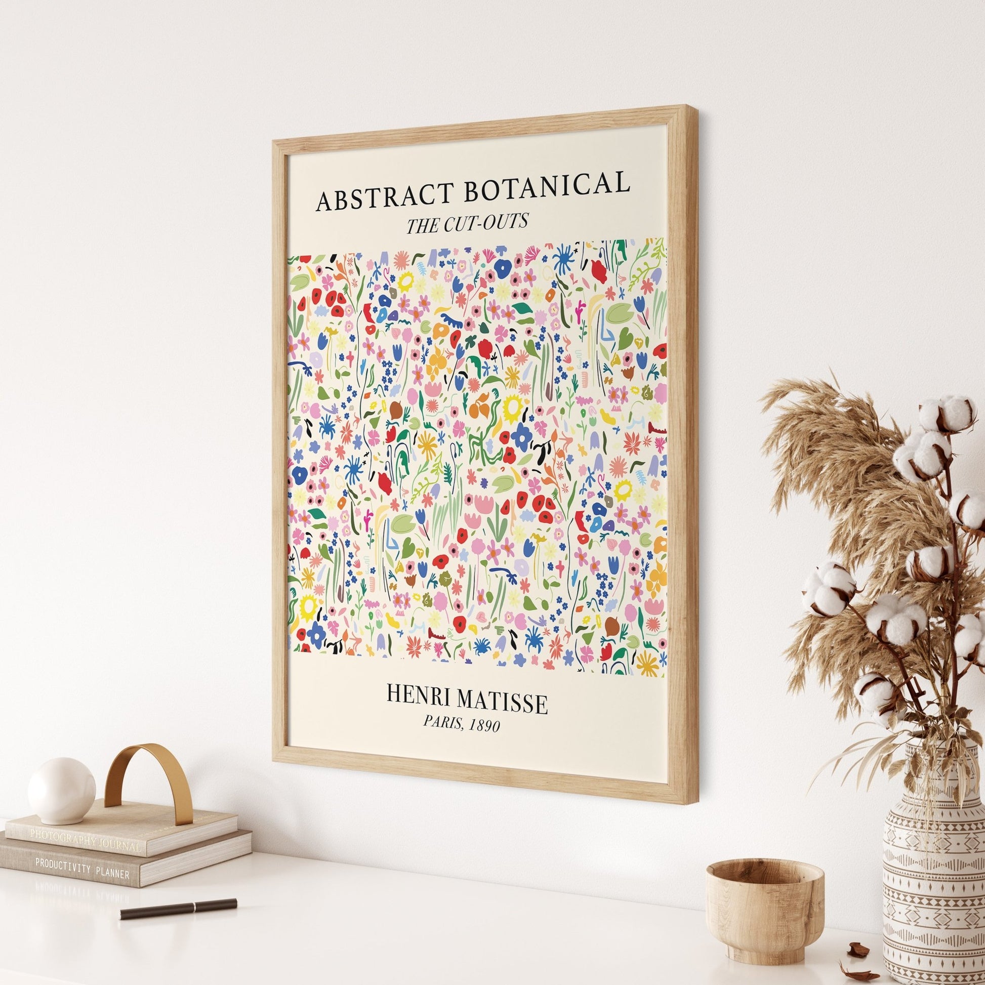 Matisse Abstract Botanic Modern Wall Print | Unique Wall Art from ...