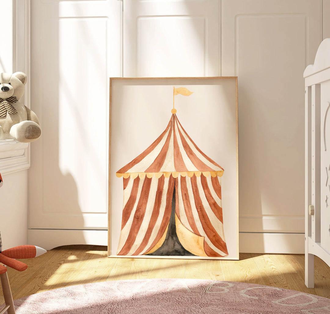 Vintage Circus Print Set of 2 | Unique Wall Art from Moonshine Prints